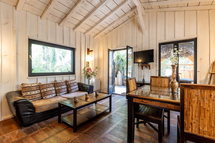 Chalet "Savannaketh" Avec Terrasses Privées Et Wi-fi - Lacanau