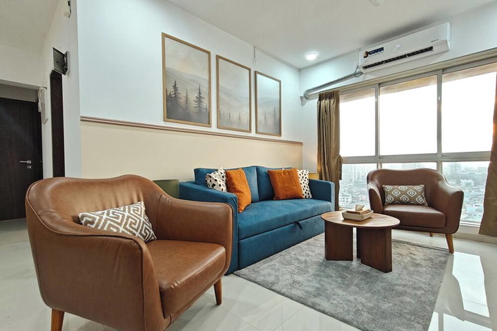 Terrific 2-bedroom Apartment With Ac In Vibrant Mumbai - Mumbai