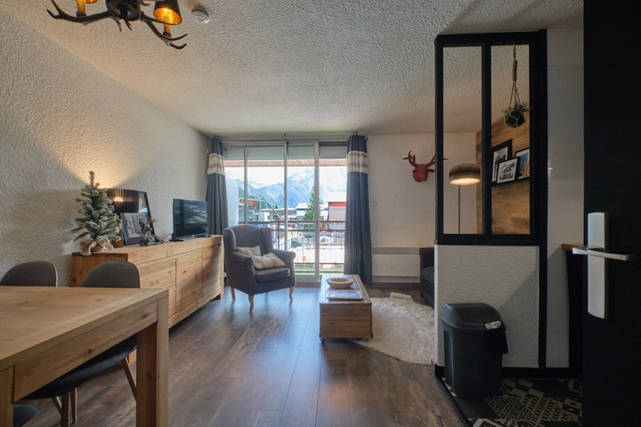Studio « 2 Alpes » Avec Vue Sur La Montagne, Terrasse Privée Et Balcon - L'Alpe d'Huez