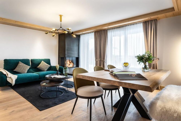 Wifi, 150m From Ski Slopes, Ground Floor, View Mountain, Sauna, Hammam, Terrace, Fireplace Or Stove - Méribel