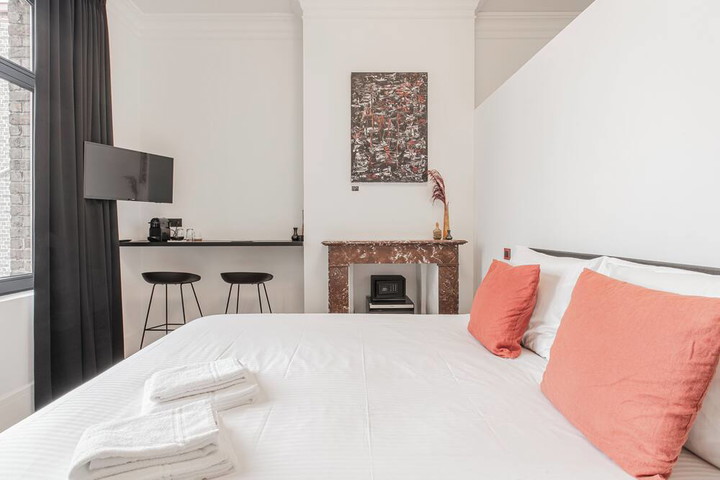 Elegant Room With Private Bathroom In Historic House City Center - Oostkamp
