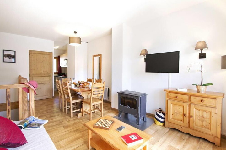 Wifi, Ski-in/ski-out & Foot Of The Slopes, Swimming Pool, Terrace, Balcony, Tv, Ski Locker, 35m² - Valmeinier
