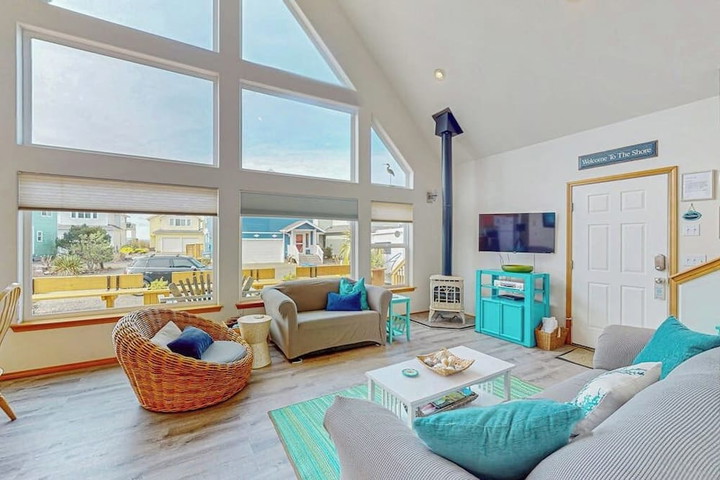 2br Oceanview Dog Friendly - Fireplace - Deck - Pacific Beach, WA