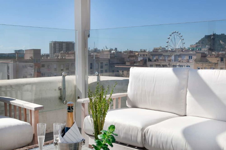 Appartement Luxueux De 2 Chambres Avec Terrasse Privée Sur Le Toit à Barceloneta - Badalona