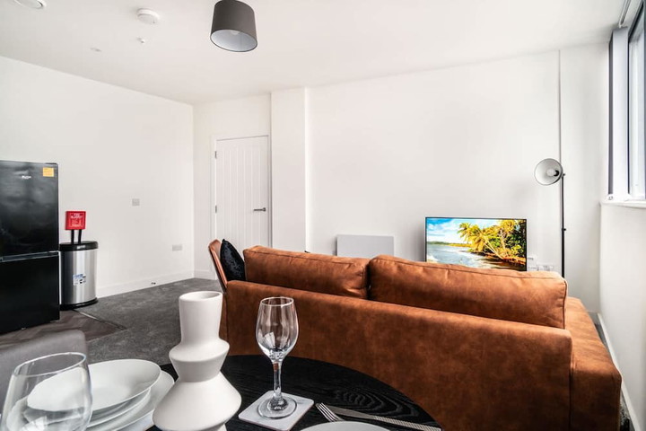 Modern 1br Near Wrexham Stadium & City Centre - Wrexham