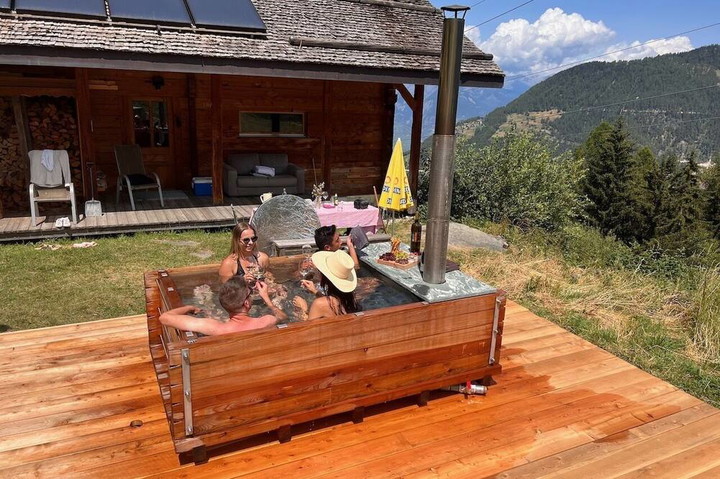 4 Vallées Tzoumaz,grand Chalet 6-8 Personnes, Ski In, Ski Out - Suisse