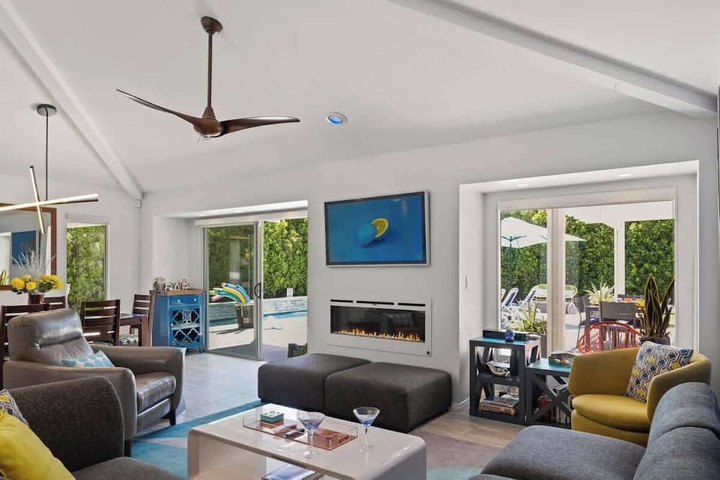 Mod Desert Oasis With Saltwater Pool And Fire Pit - Palm Springs, CA