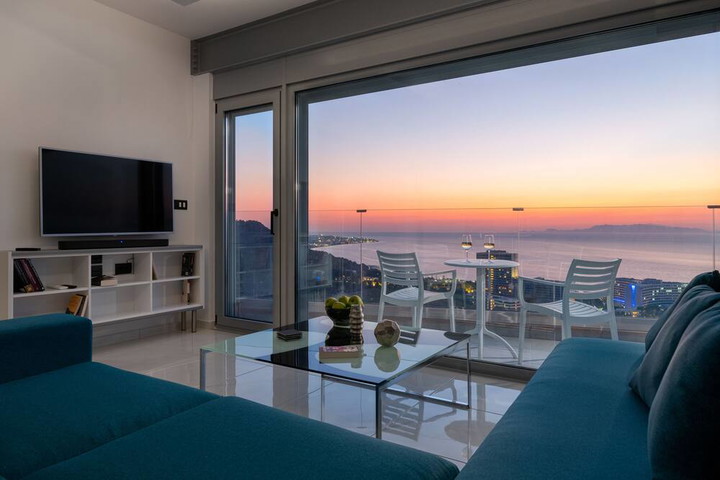 Rhodes Skyline Suite With Out Door Jacuzzi Sea View A2 - Faliraki