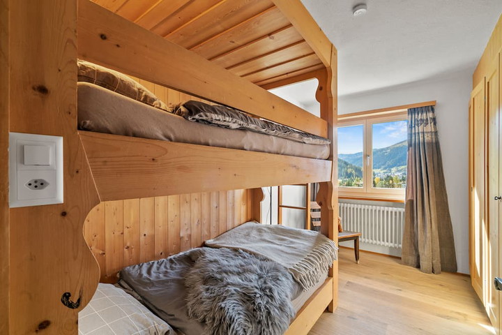 Chalet A&y Zum Goldenen Hirsch Avec Magnifique Vue Panoramique Sur Davos - Davos