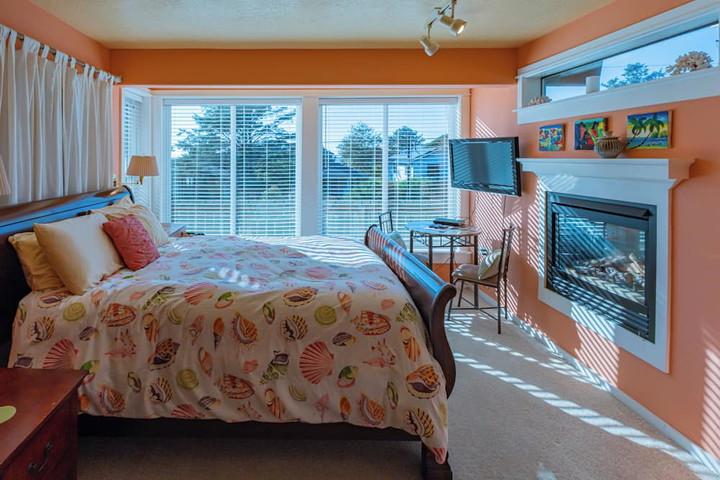 Tern Inn North- Private Suite-close To Beach-fireplace-peaceful - Cannon Beach