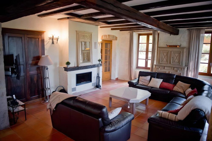 Large Charming House La Rivière, Heated Pool, Sleeps 15 - Saint-Cirq-Lapopie