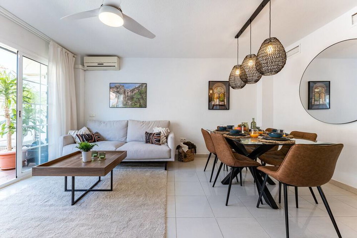 Stylish Seaview Townhouse: 3br, Pool, 4 Terraces Ref030 - Mijas