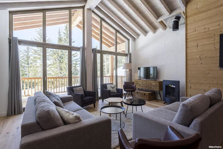 Wifi, Rez-de-chaussée, Sauna, Terrasse, Balcon, Parking, Télévision, Casier à Ski, 60-70m² - La Rosière