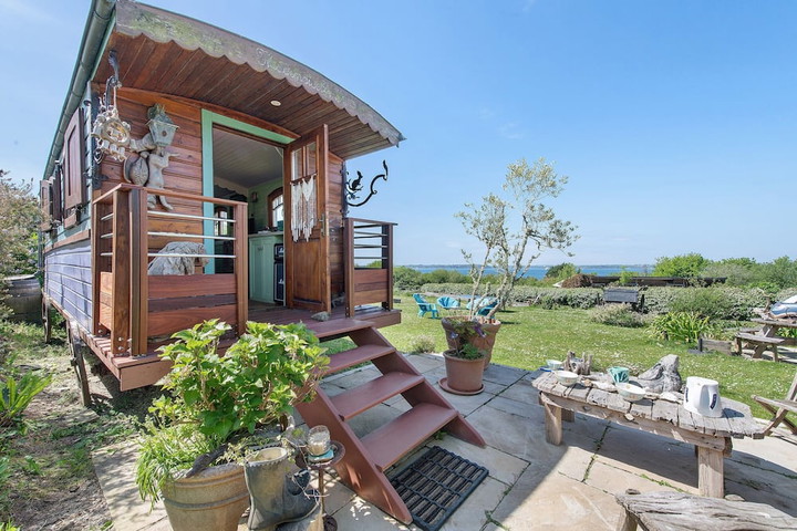 Cabane « Roulotte De Luxe Vue Mer 180° » Avec Vue Sur La Mer - Brest