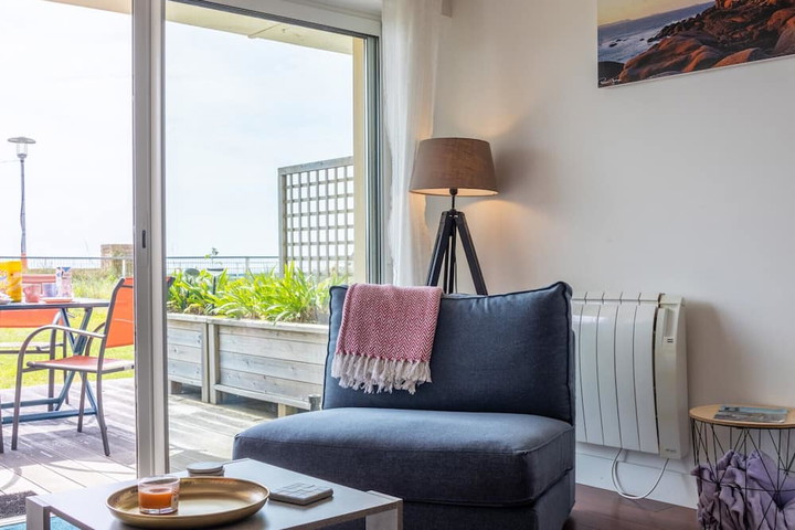 Appartement 'Les Pieds Dans L'eau' Avec Vue Sur La Mer, Terrasse Privée Et Wi-fi - Trébeurden