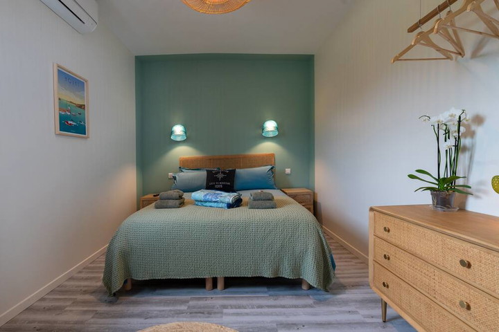 Chambre 'Houat' Avec Terrasse Partagée, Wi-fi Et Climatisation - Larmor-Baden