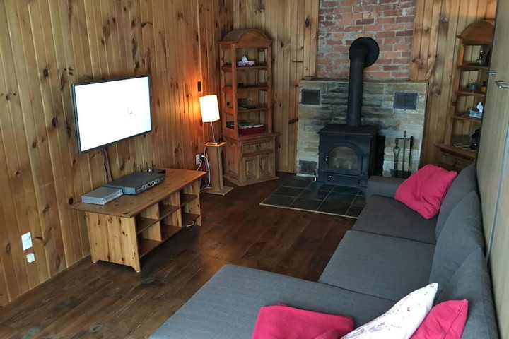 Waterfront With Amazing Terrasse On Orford Lake With Inground Salt Spa And Sauna - Orford