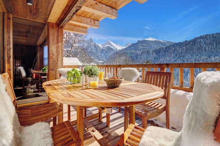 Chalet Les Brevins  5 éToiles, Vues Imprenables à 360°, Spa, Hammam, Billard - Manigod