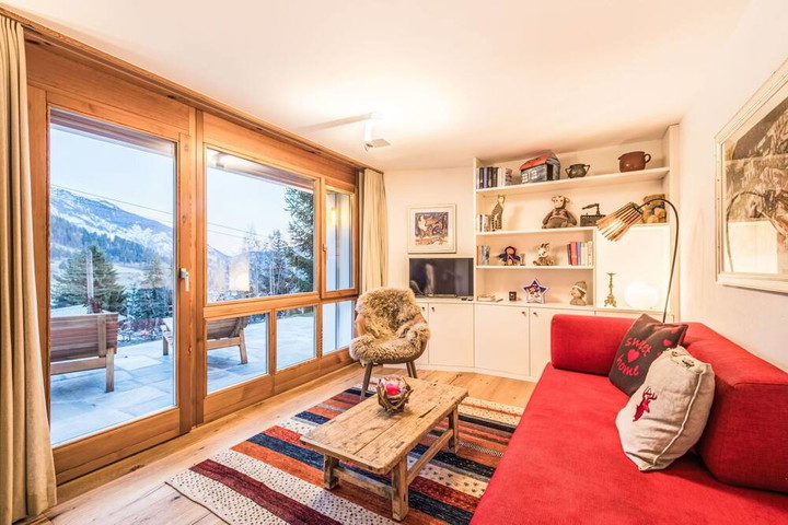 Wonderful  Villa For 7 People With Wifi, Tv And Patio - Laax