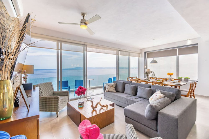 Increible Y Amplio Penthouse Con Terraza, Grill, Alberca, Al Sur De La Bahia. - Puerto Vallarta