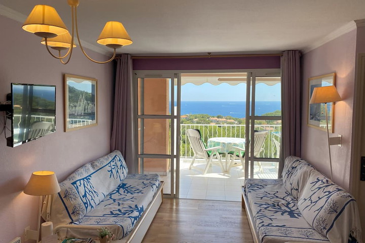 Agay, Cap Esterel ***: Magnifique Vue Mer, Terrasse Sud, Accès Piscines, Parking - Agay