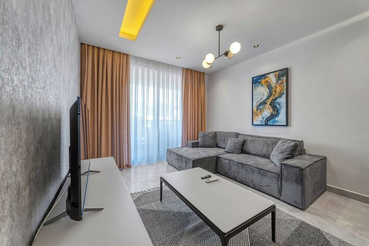 Bright 1+1 Apartment In A Luxury Complex  Near The Beach - Alanya