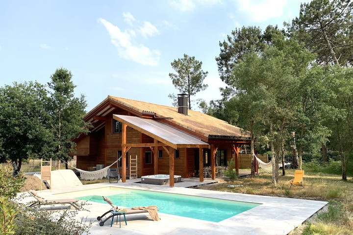 Chalet Des Lièges- Piscine, Spa, Nature Et Océan - Vielle-Saint-Girons