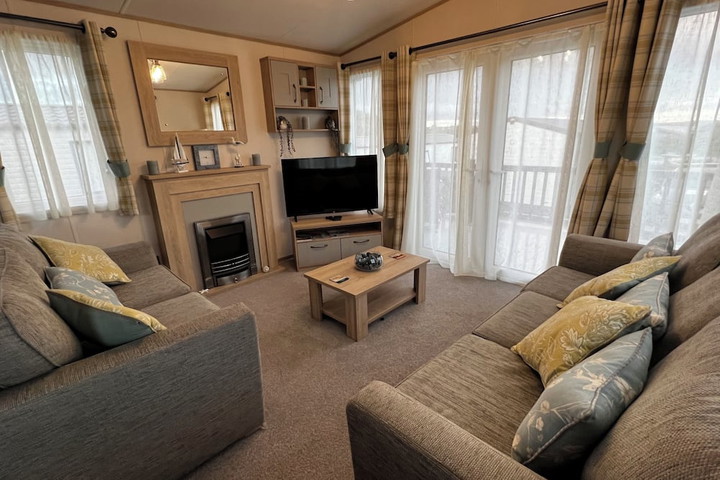 Seascape Bude, Cosy Luxury Caravan Lodge, Pet Friendly, Close To Beaches & Town - Devon