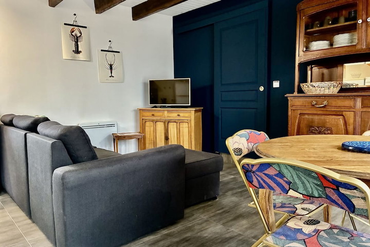 Bisquine-gîte-gartenblick-eigenes Badezimmer-familie - Île de Batz