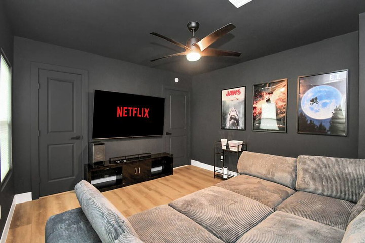 Media Room & Patio - Downtown View- 4 Bedrooms - Houston, TX
