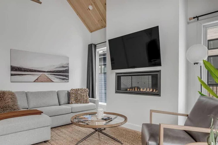 Aigle Blanc Nature Spa, Cheminée By Alchalet - Quebec