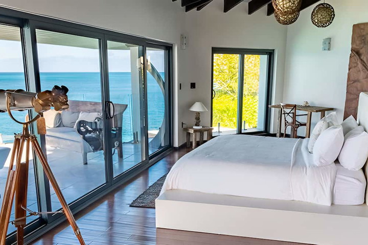Ocean Blue: Luxury 3-bedroom Oceanfront Villa With Dual Beach Boardwalk, Antigua - Antigua and Barbuda