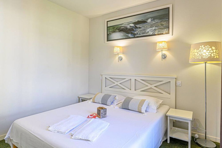 Joli Appartement Pour 4 Personnes Avec Piscine, Wifi, Tv Et Balcon - Larmor-Baden
