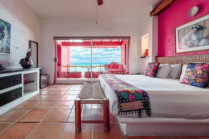 Ocean View King Room At Casa De Los Sueños - Isla Mujeres