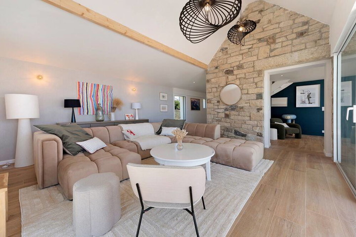 Holiday Home Kerou Plage  Sea View, 50 M From Beach, Private Pool - Guidel