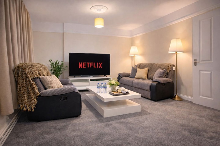 Large Cozy 3 Bed Apt | Close To City Centre | Private Parking | Fast Wifi - Southampton