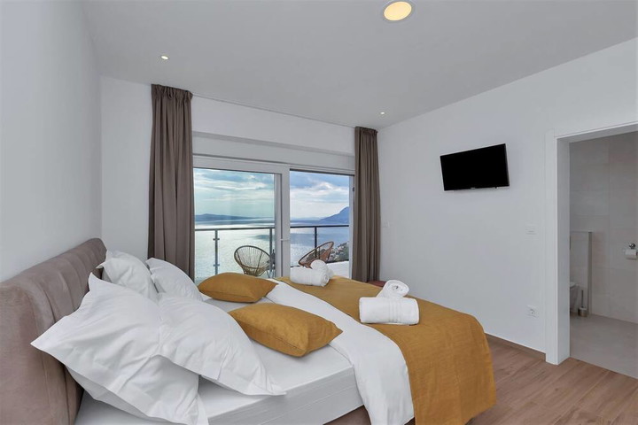Villa Skyview Infinity-pool, Whirlpool - Brela