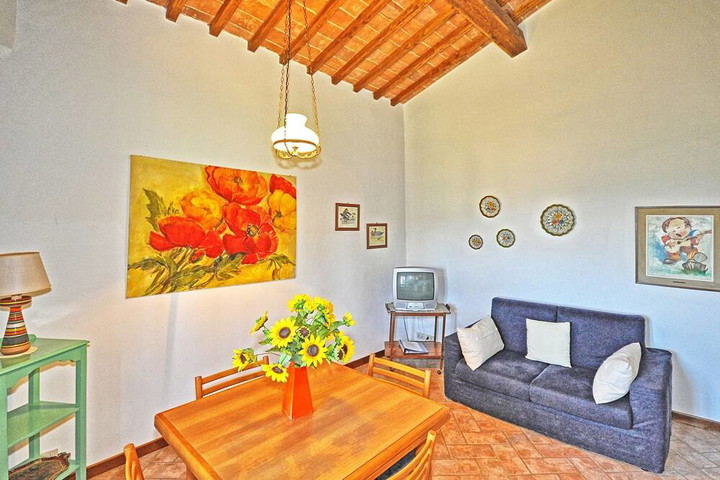 Schöne Wohnung Für 2 Gäste Mit  W-lan, Klimaanlage, Pool, Tv, Innenhof Und Panoramablick - San Gimignano