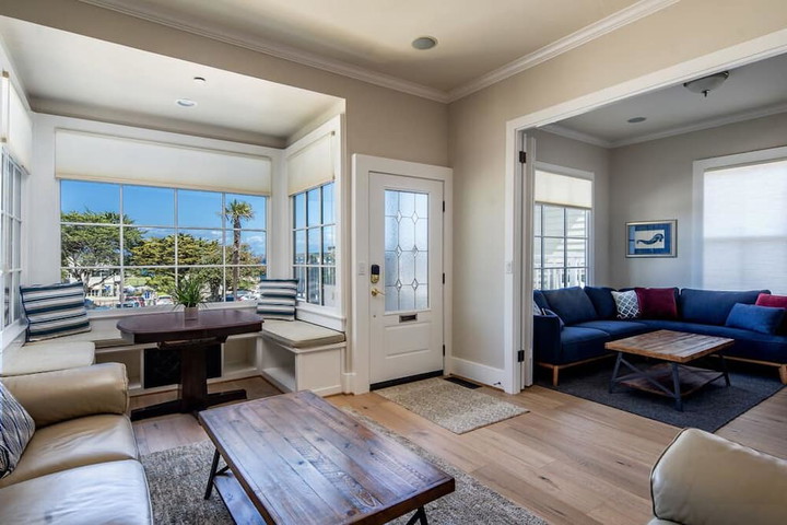 The White House - Pacific Grove Beach House - Oceanfront Lovers Point - Big Sur, CA