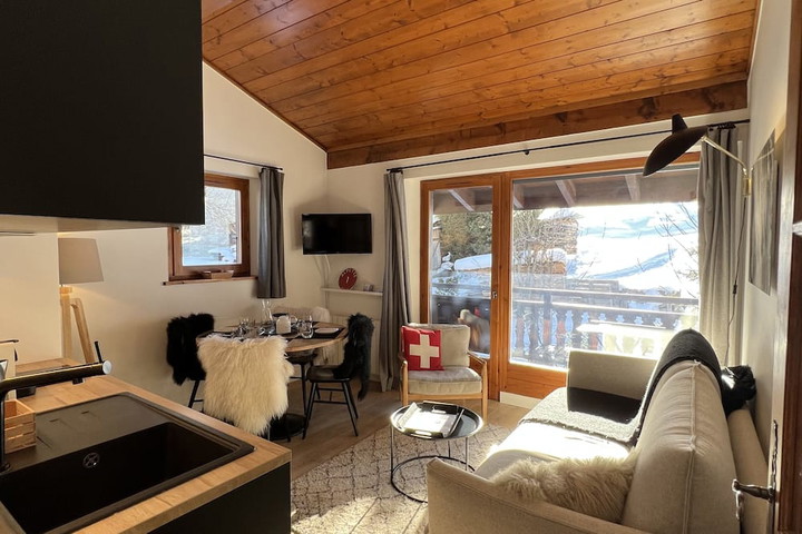 30 M² Apartmentsleeps 4, 500 M From The Megève Slopes + Parkingwi-filocker - Megève