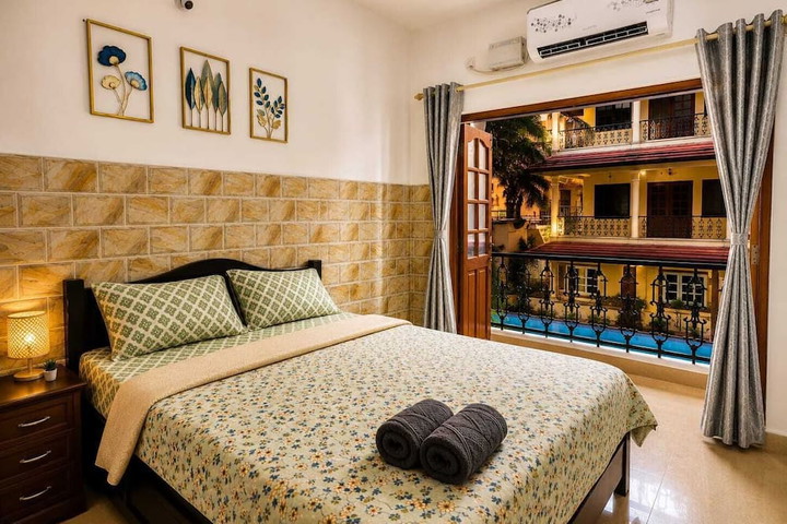 Silver Nest Pool-facing 2br Retreat Near Beach Fully Equipped Candolim - Goa
