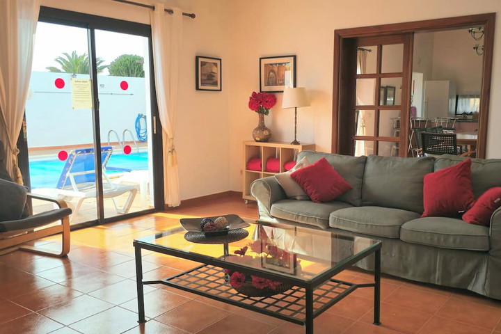 Casa Georgiana 4 Bedroomed Villa With Private Heated Pool Central Playa Blanca - Playa Blanca