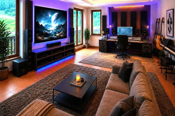 Great Comfort With A Home Cinema - Gerlos