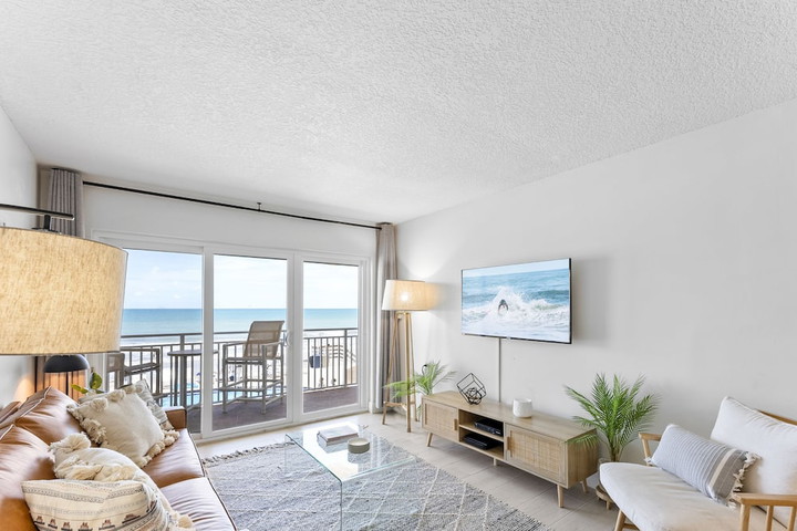 Boho-inspired Oceanfront Escape With Stunning Balcony Views & Resort-style Amenities! - Satellite Beach, FL