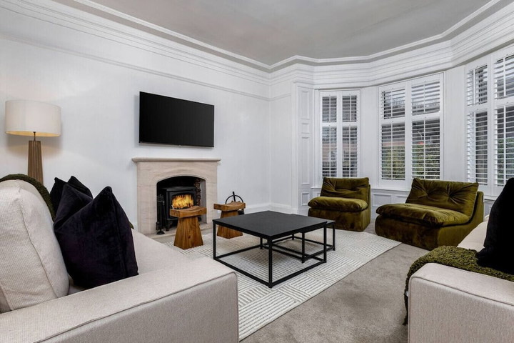 Stirling Edwardian House: Fireplace/garden/parking - Dunblane