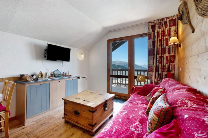 Appartement « Valmeinier Le Miras » Avec Vue Montagne, Terrasse Privée Et Wi-fi - Valmeinier