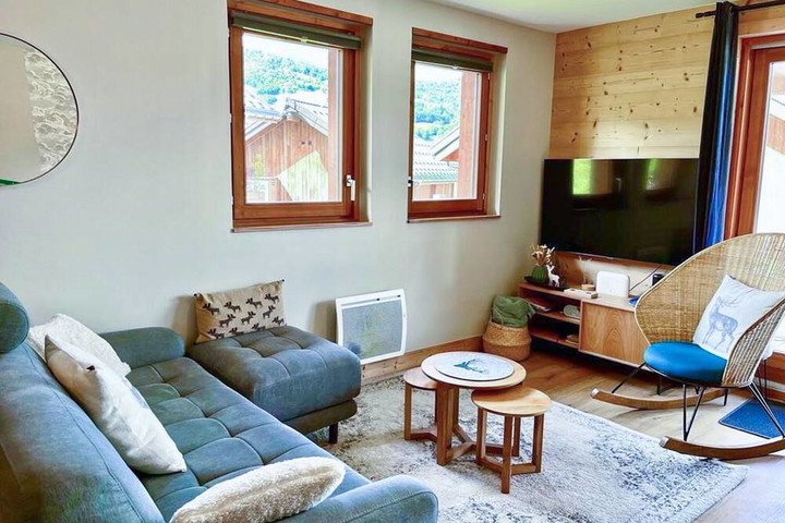 Chalet 3* Valmorel, Skis Aux Pieds, 3 Chambres, Parking, Wifi - Saint-François-Longchamp