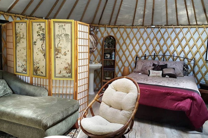Rustic Luxury: Riverfront Yurt Glamping In Claxton, Georgia - Georgia, GA