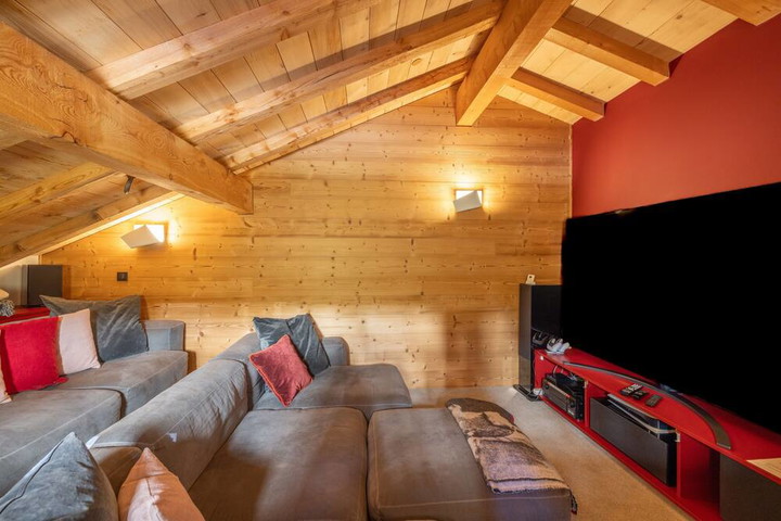 Chalet 'Les Galetas Du Mont Blanc' Avec Terrasse Privée, Balcon Et Wi-fi - Crest-Voland
