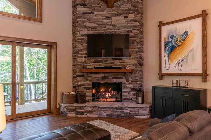 Hidden Creek Cabin At Monteagle -Mountain View- Hot Tub- Fire Pit -6 Private Acres -Trails And Creek - Banner Elk